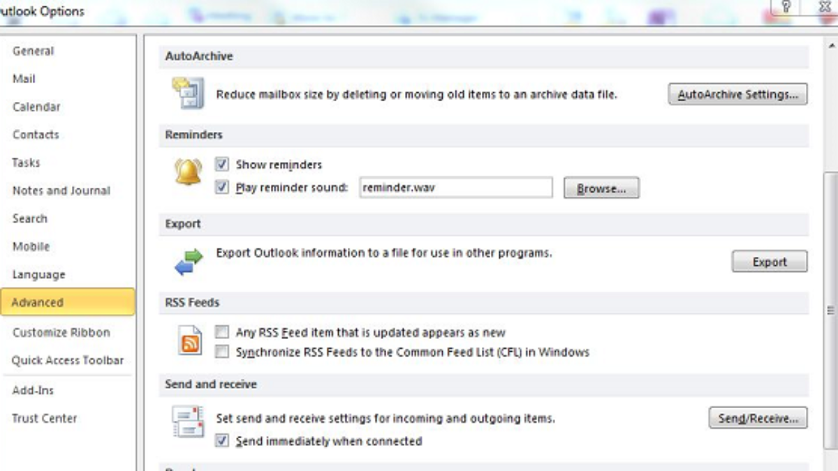 How To Set Auto Refresh In Outlook 2016